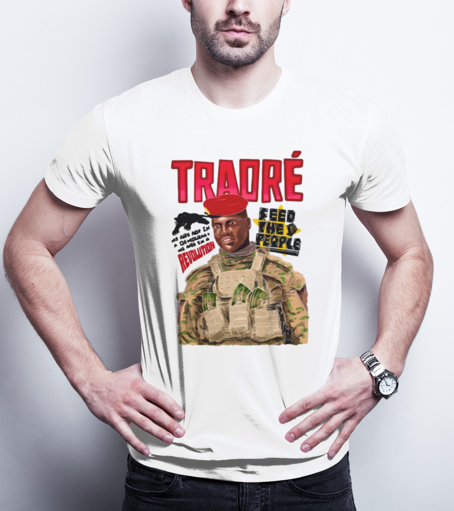 Traoré Revolution Ibrahim Feed The People T-Shirt