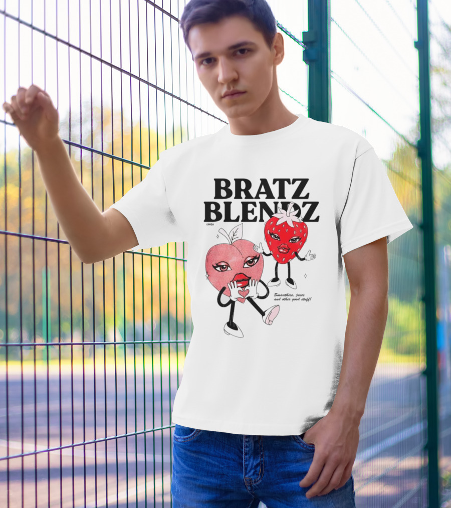 Sad Patron Stylin Bratz Blendz Fruit Characters T-Shirt