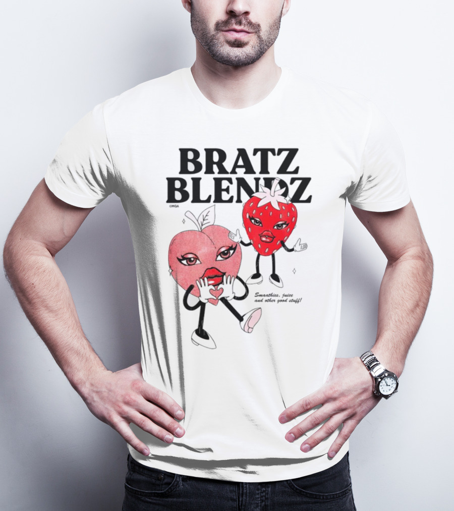Sad Patron Stylin Bratz Blendz Fruit Characters T-Shirt