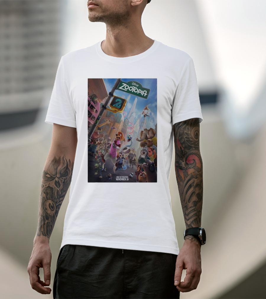 Disney Zootopia 2 Movie November 26 Only In Theaters T-Shirt