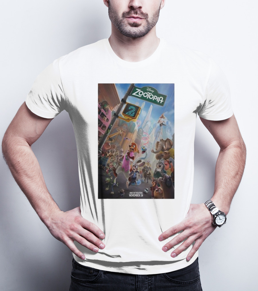 Disney Zootopia 2 Movie November 26 Only In Theaters T-Shirt