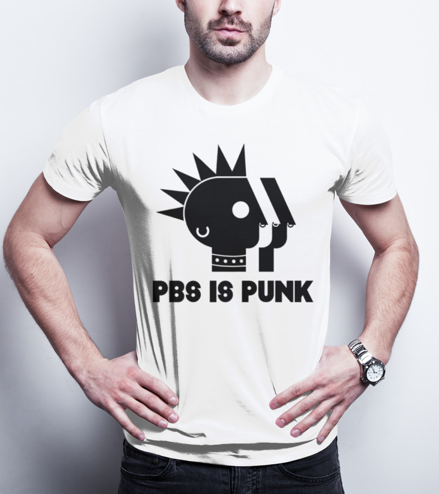 Two Crow Collective PBS Is Punk Vintage Cassette Vinyl Roots T-Shirt