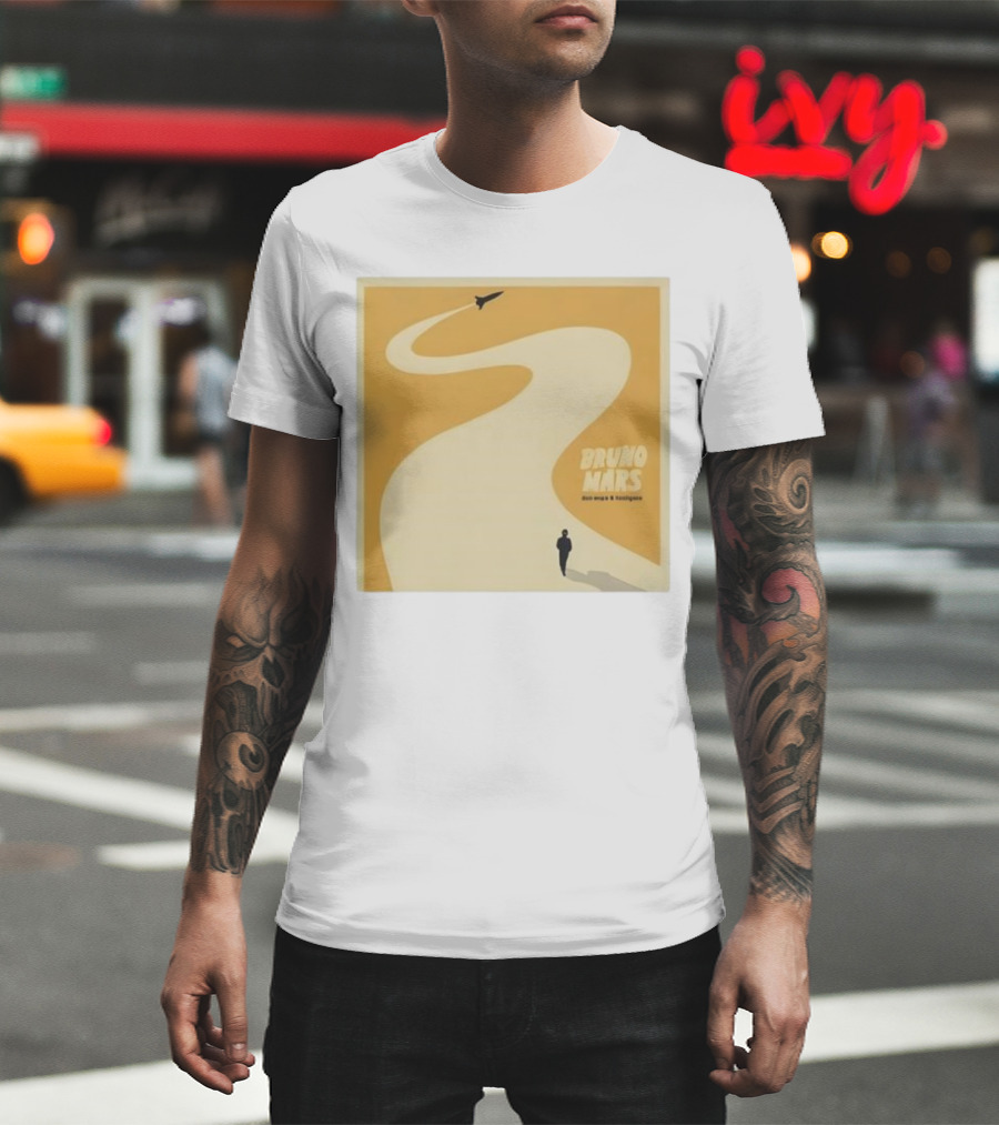 Bruno Mars Doo-Wops And Hooligans Rocket Pathway Scene T-Shirt