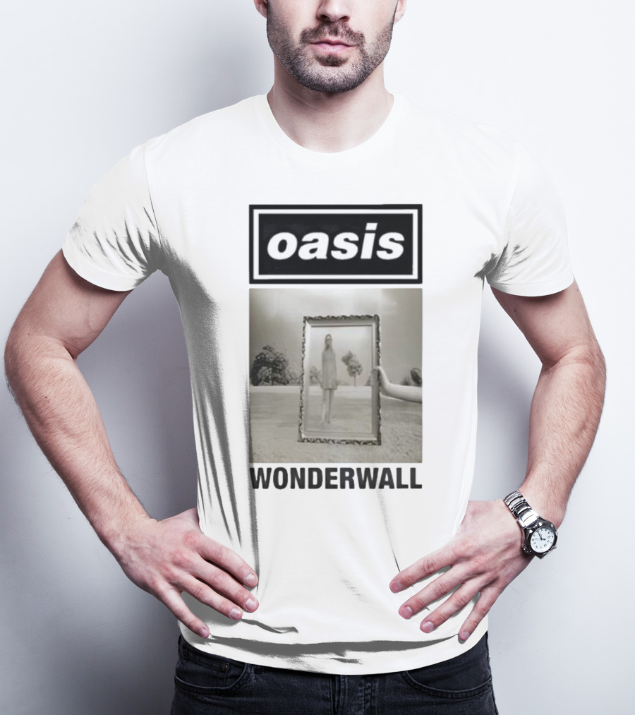 Oasis Wonderwall Single Oasisinet Visual T-Shirt