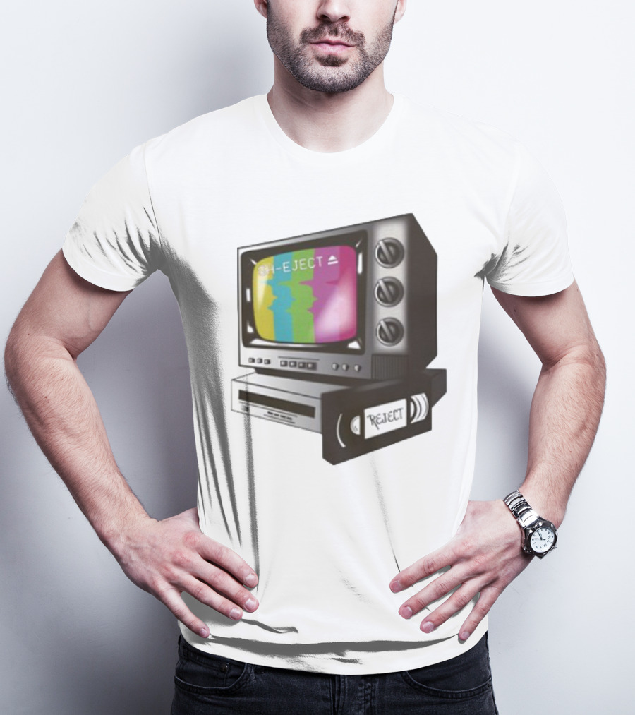 Sh-Eject Retro TV VHS Eject Design T-Shirt