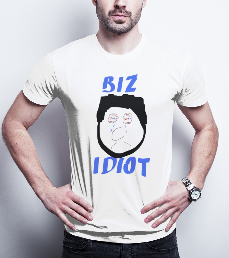 Biz Idiot Meme Renaissance Style Tears T-Shirt