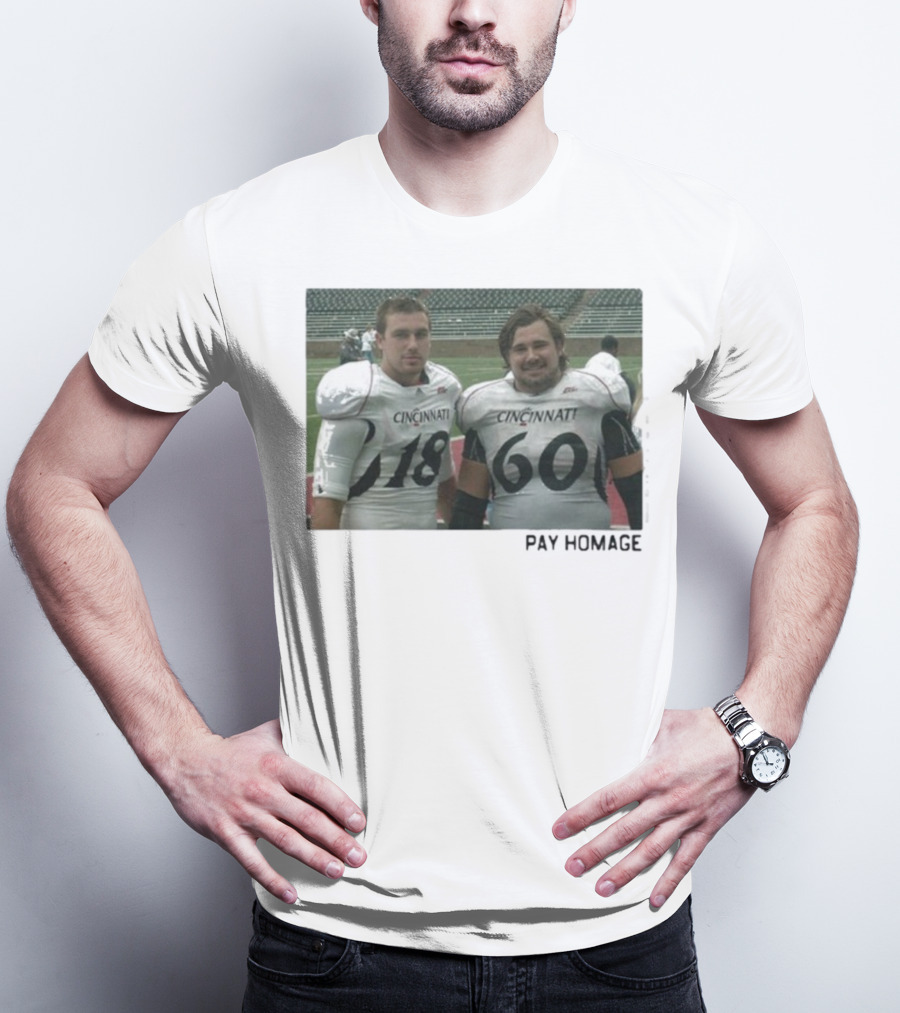 Cincinnati Bearcats Kelce Brothers Football Team Vintage Tribute T-Shirt