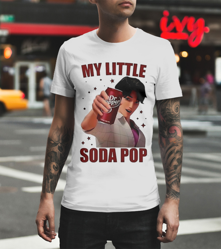 My Little Soda Pop Dr. Pepper Anime Character T-Shirt