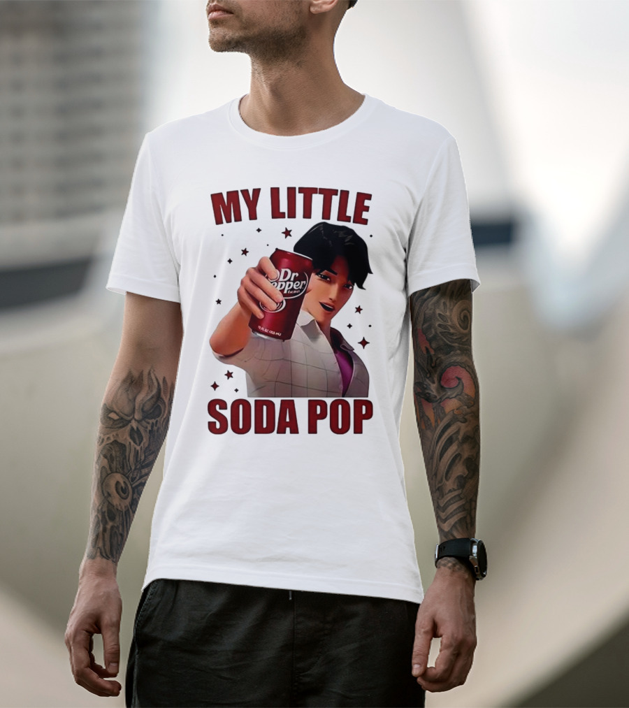 My Little Soda Pop Dr. Pepper Anime Character T-Shirt