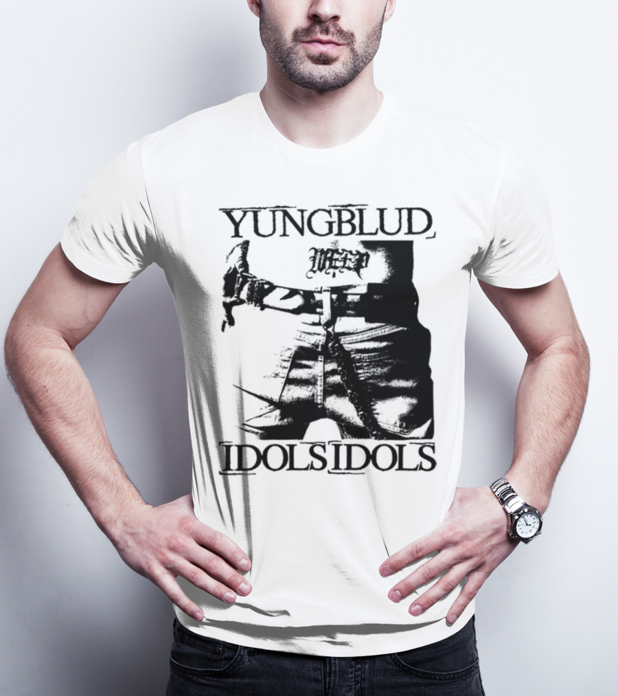 Yungblud Idolsidols Limited White Tattoo Design T-Shirt