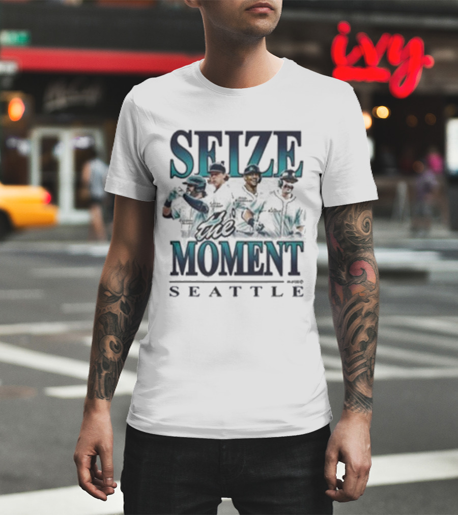 Seize The Moment Seattle Mariners Players T-Shirt