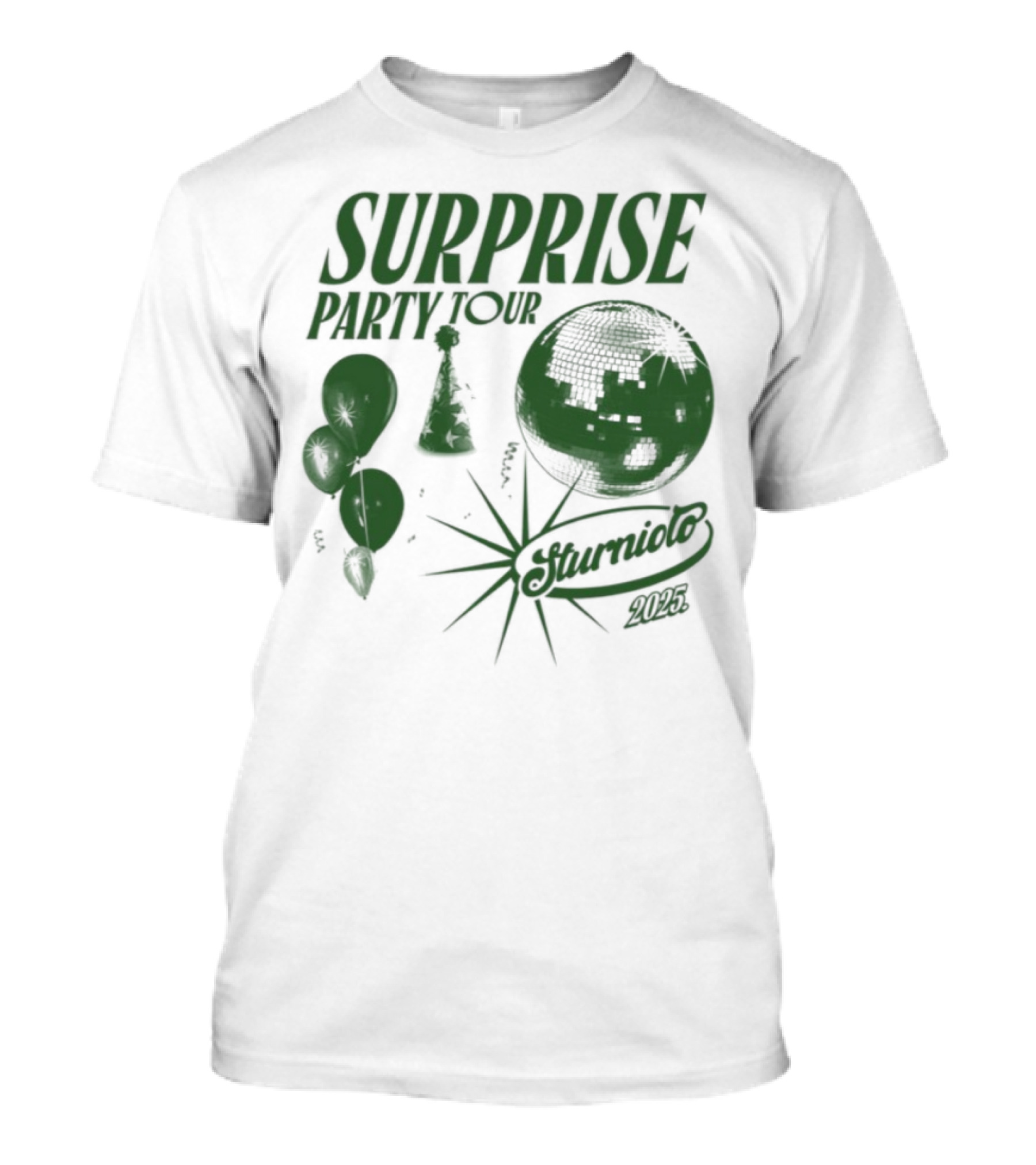 Surprise Party Tour Sturniolo Vibes Balloons And Disco Theme T-Shirt