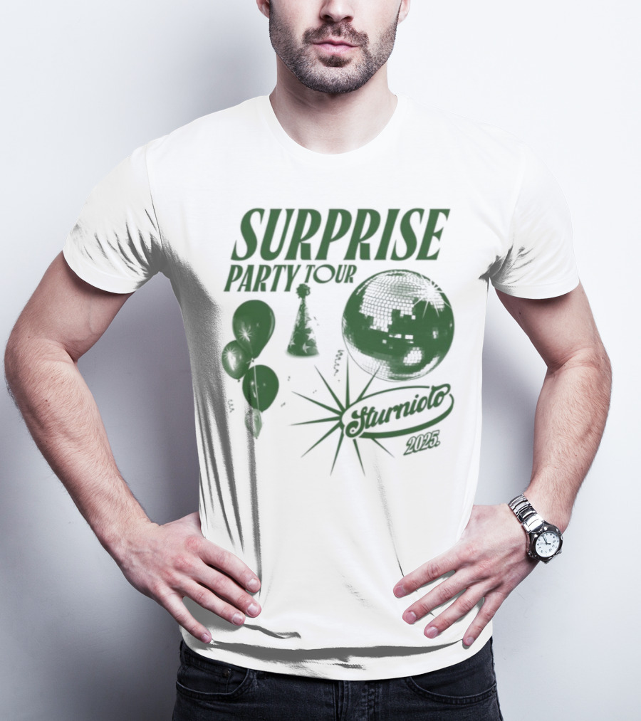 Surprise Party Tour Sturniolo Vibes Balloons And Disco Theme T-Shirt