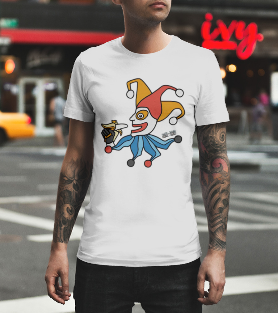 April Fools Jester With Banana Comic T-Shirt