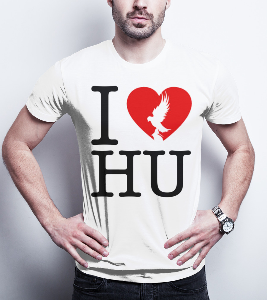 Hollywood Undead Spring 2025 I Love HU Heart And Eagle Icon T-Shirt