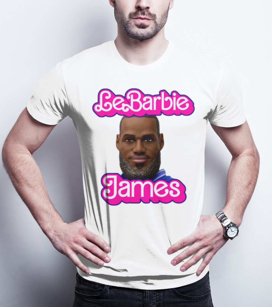 LeBarbie James Basketball Icon Parody T-Shirt