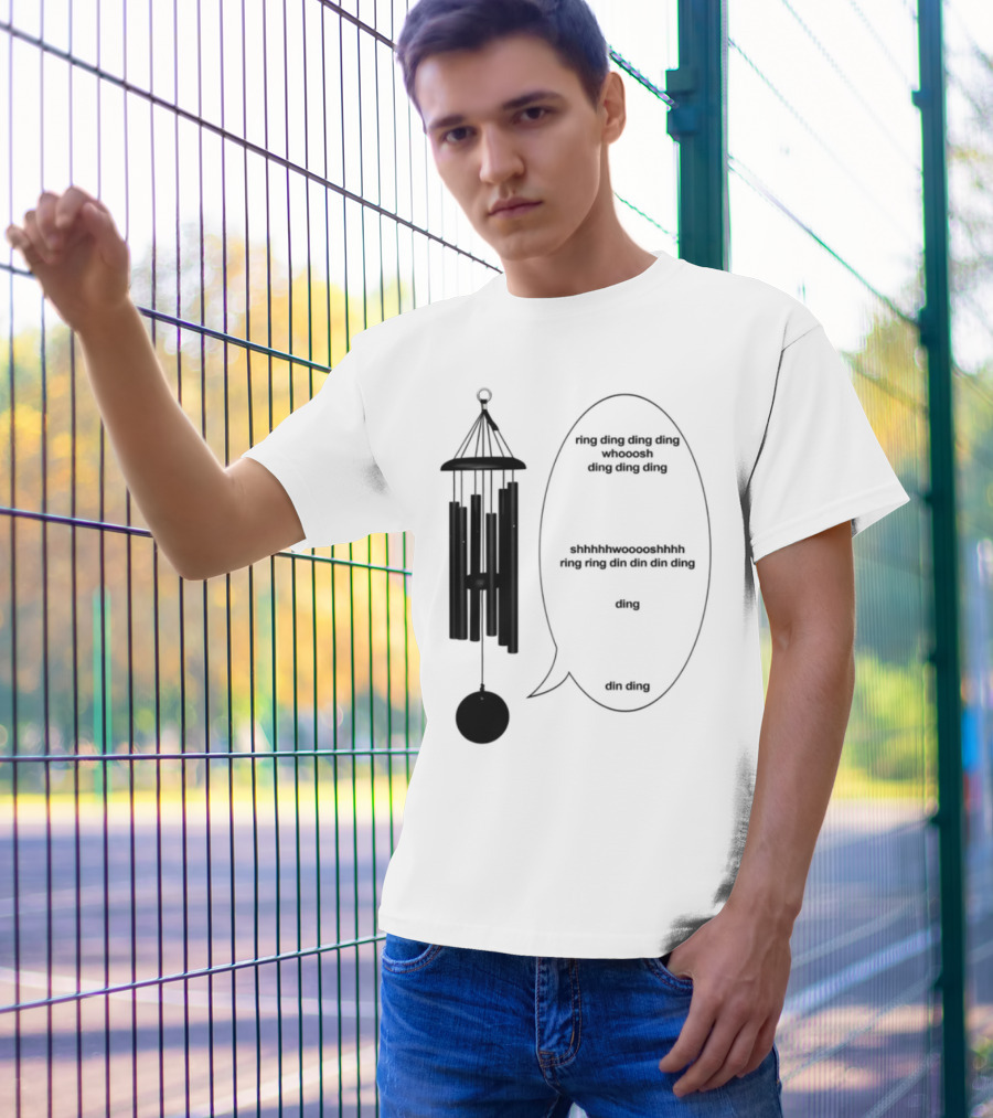 Henry Johnson Whooosh Ring Ding Ding Ding Wind Chime Sound Effect T-Shirt