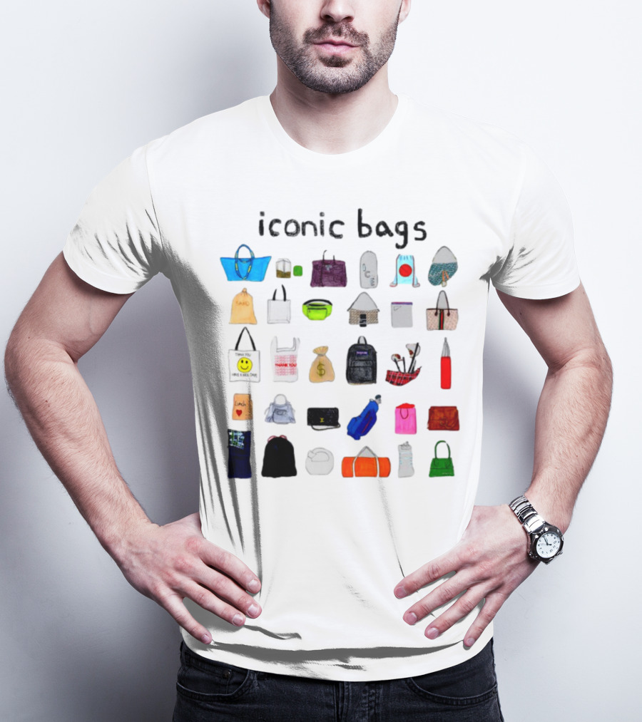 Iconic Bags Featuring Famous And Recognizable Designs And Symbols T-Shirt