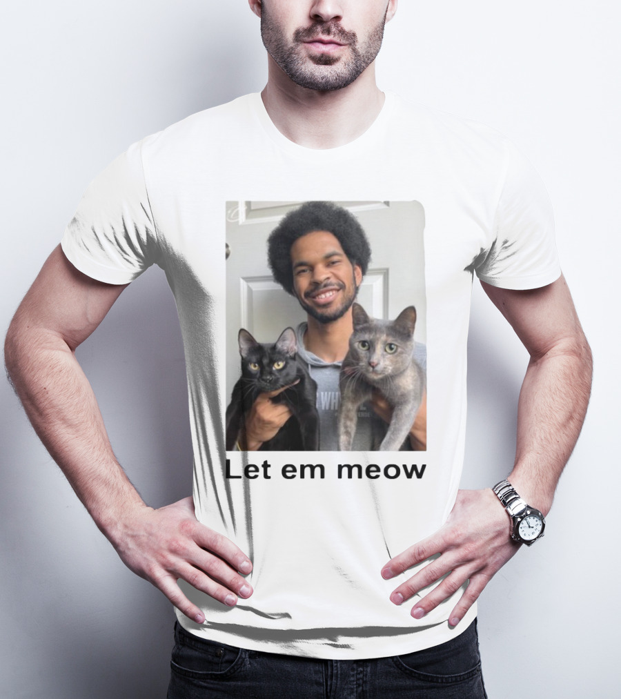 Limited Let Em Meow Jarrett Allen Cats T-Shirt