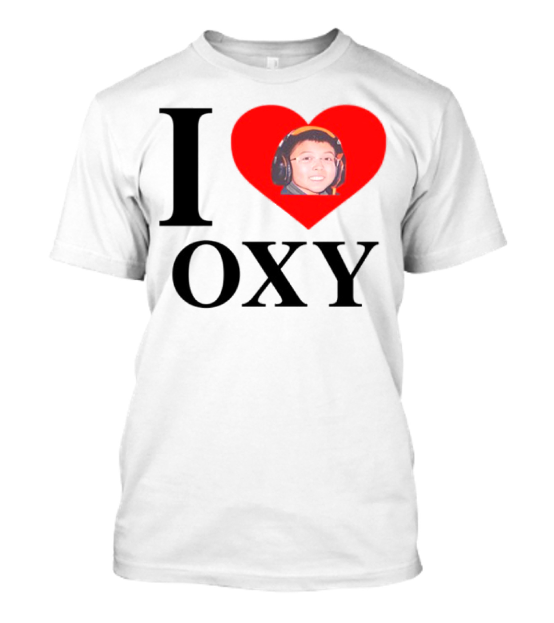 V1c I Heart Oxy Kid Headphones T-Shirt