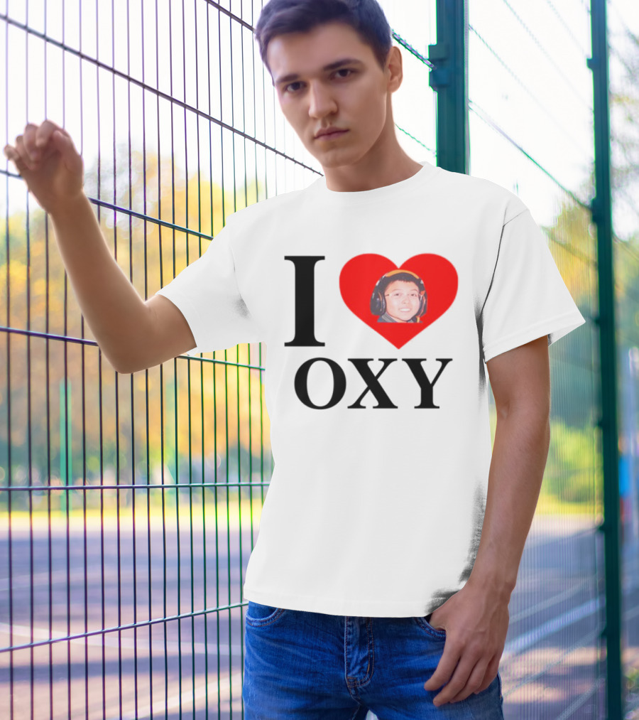 V1c I Heart Oxy Kid Headphones T-Shirt