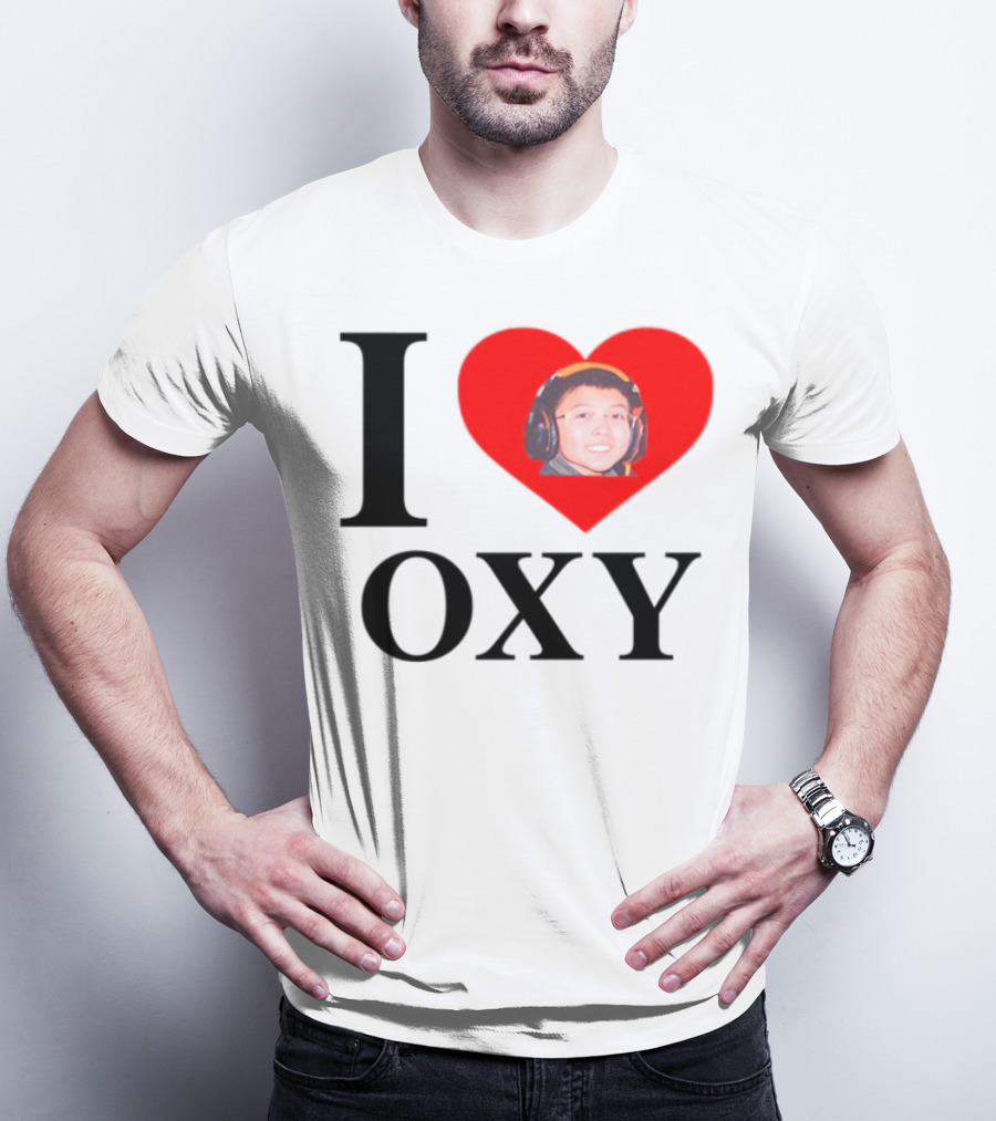 V1c I Heart Oxy Kid Headphones T-Shirt