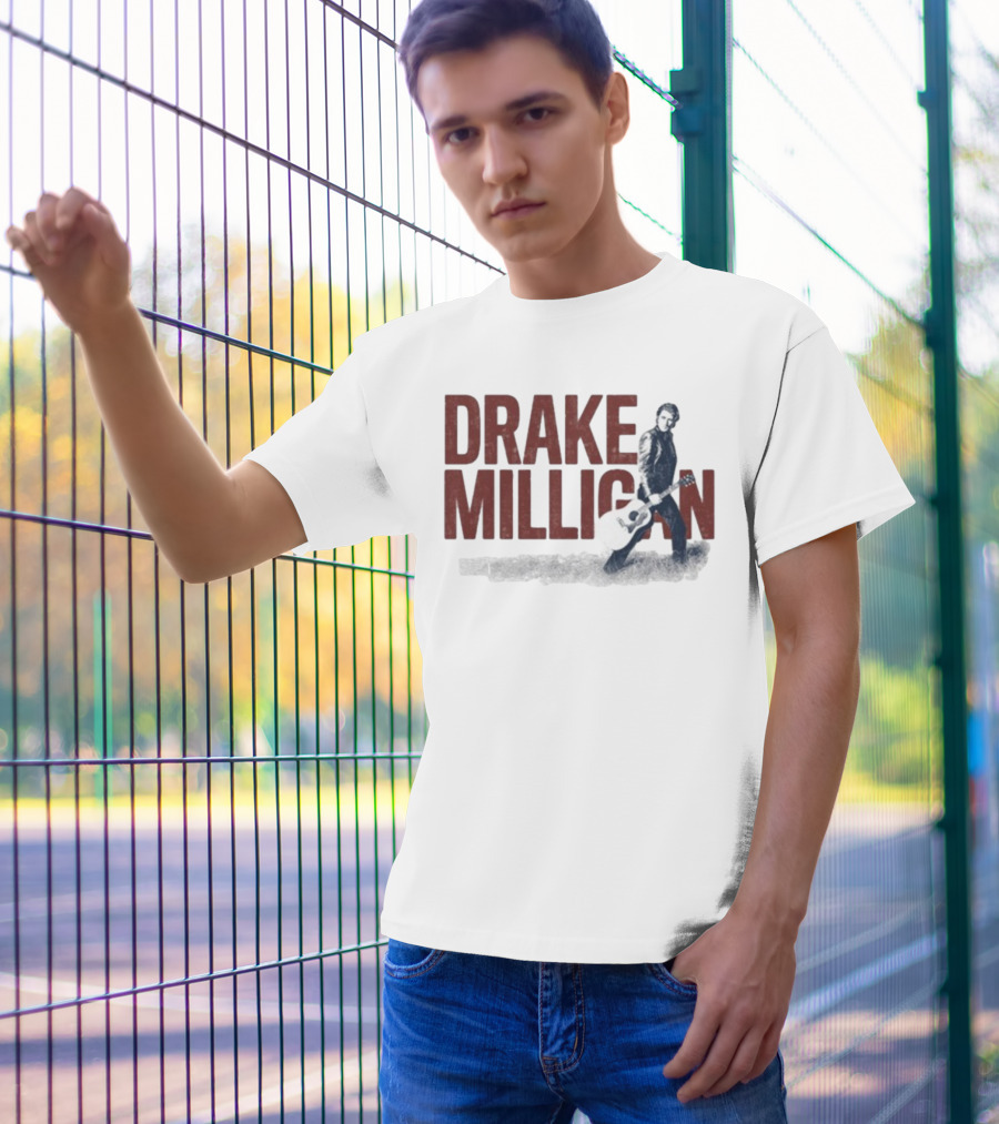 Drake Milligan Silver Guitar Photo Edition T-Shirt