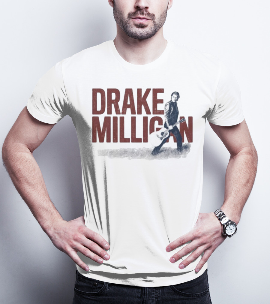 Drake Milligan Silver Guitar Photo Edition T-Shirt