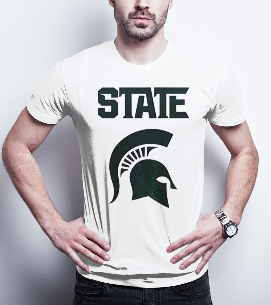 STATE Spartans Michigan Big Ten Basketball T-Shirt