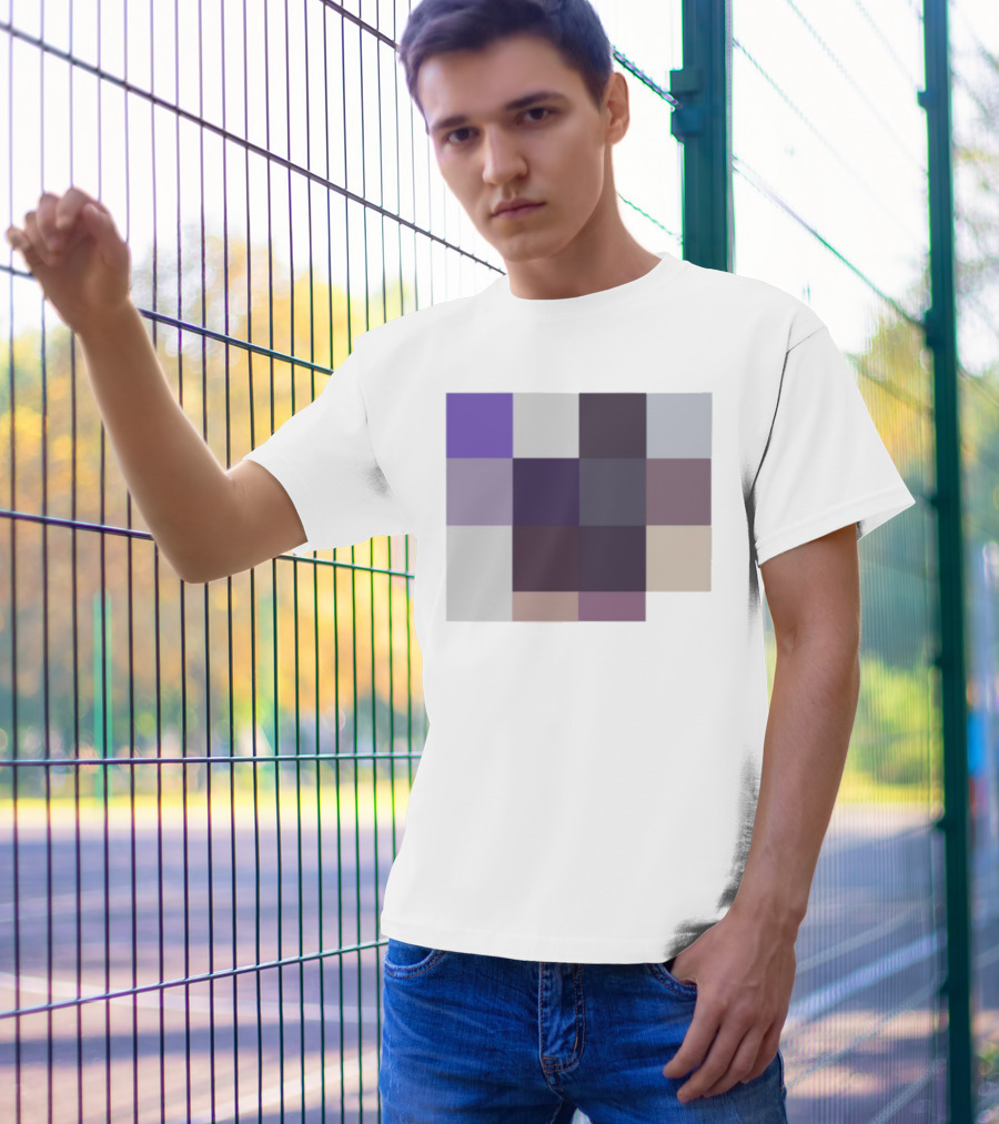 Acai28 Color Grid Abstract Acai T-Shirt