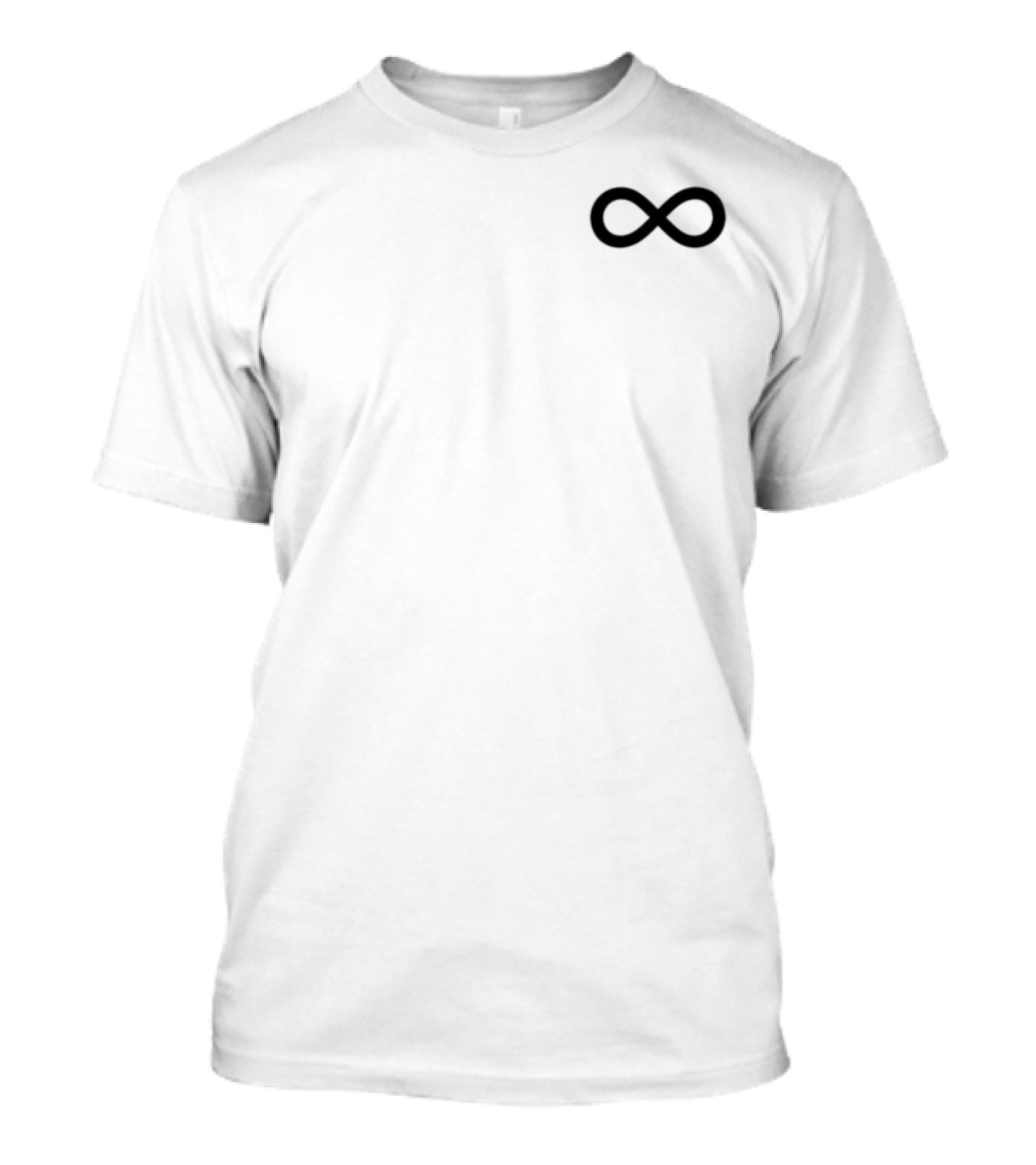 Ayofvr Infinity Symbol Chambray Style T-Shirt