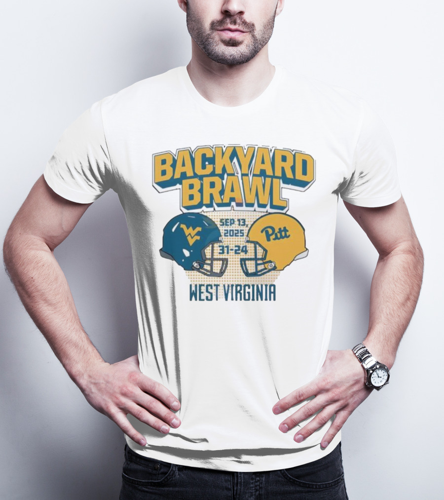 Backyard Brawl West Virginia Sep 13 2025 Pitt 31-24 T-Shirt