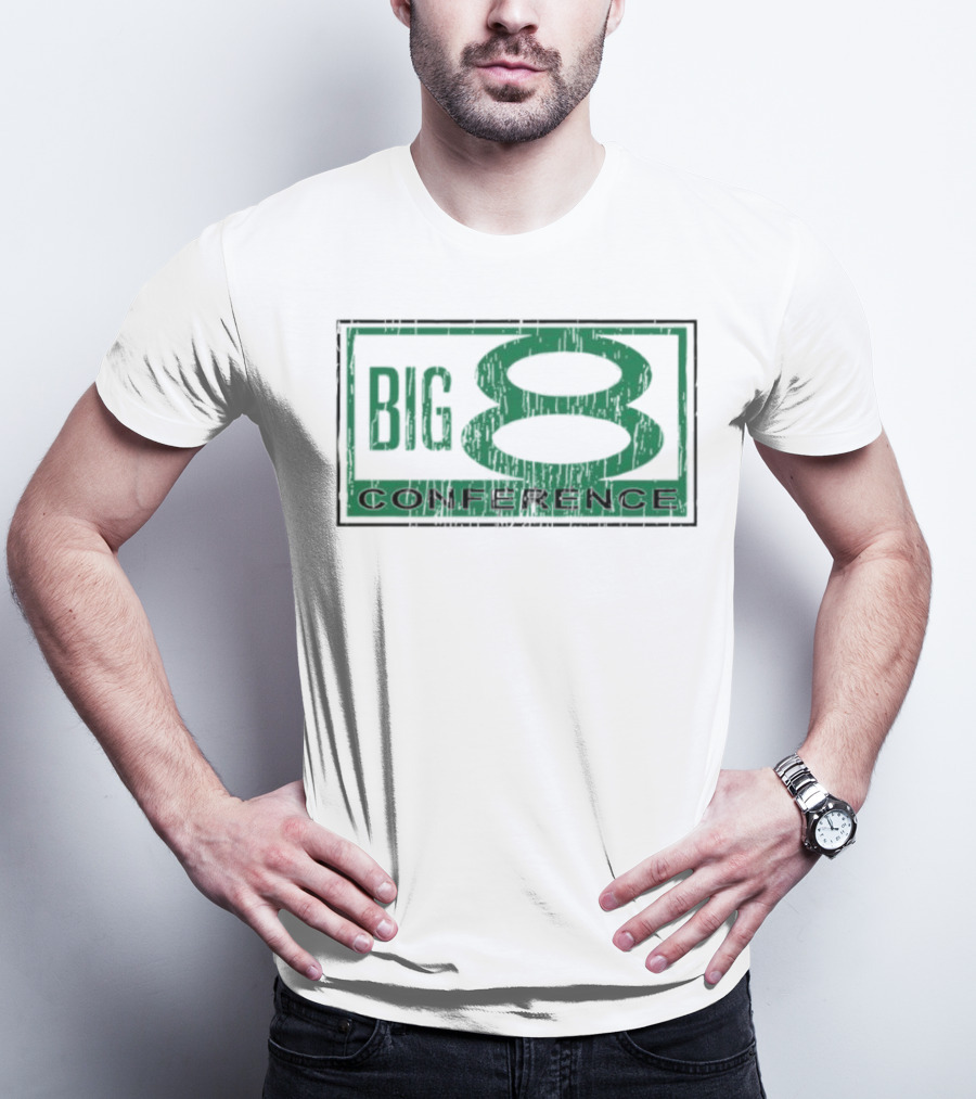 Big 8 Conference Retro Sports Emblem T-Shirt