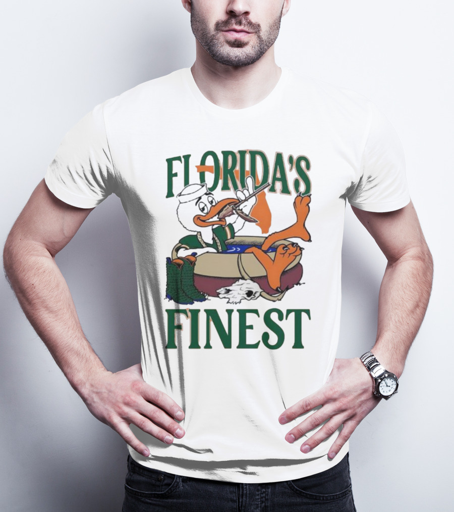 Florida’s Finest Miami Hurricanes Iconic Rivalry Victory Over Florida State Seminoles T-Shirt