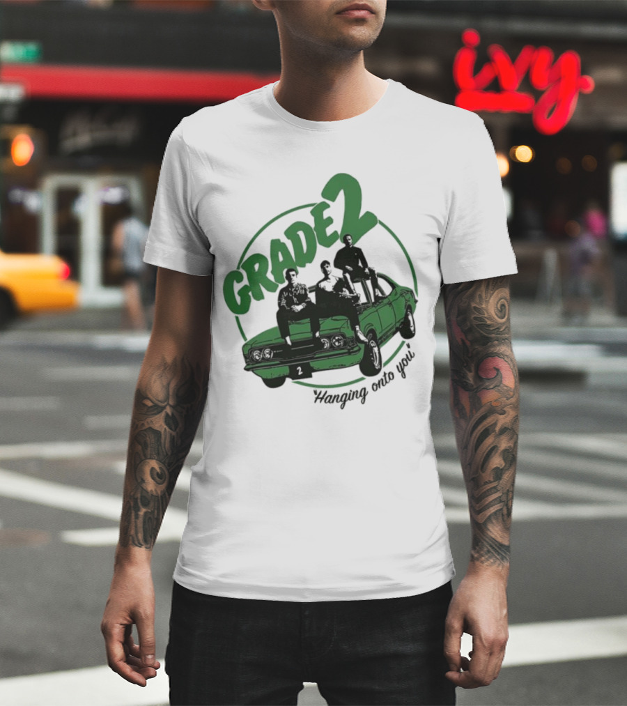 Grade 2 Hanging Onto You Band Members Car Graphic T-Shirt