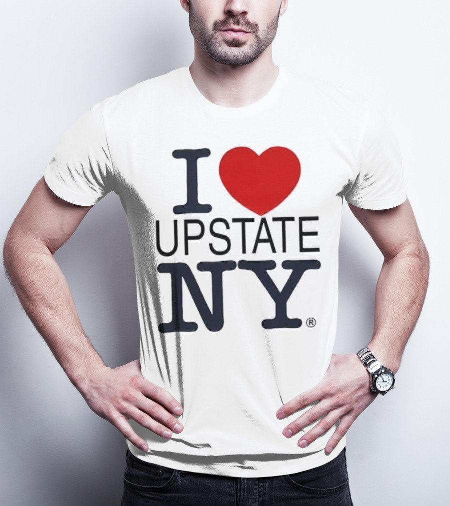 I Love Upstate NY Heart Icon T-Shirt