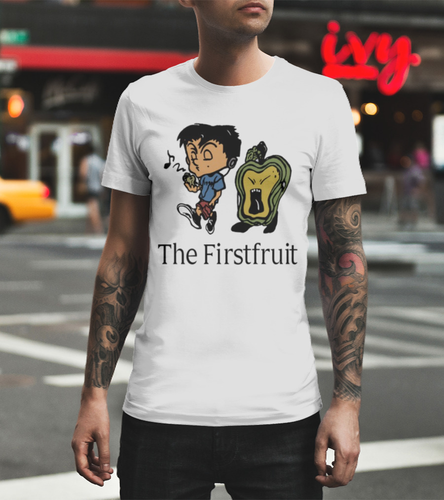 Mark The Firstfruit The Firstfruit Kid And Angry Fruit T-Shirt