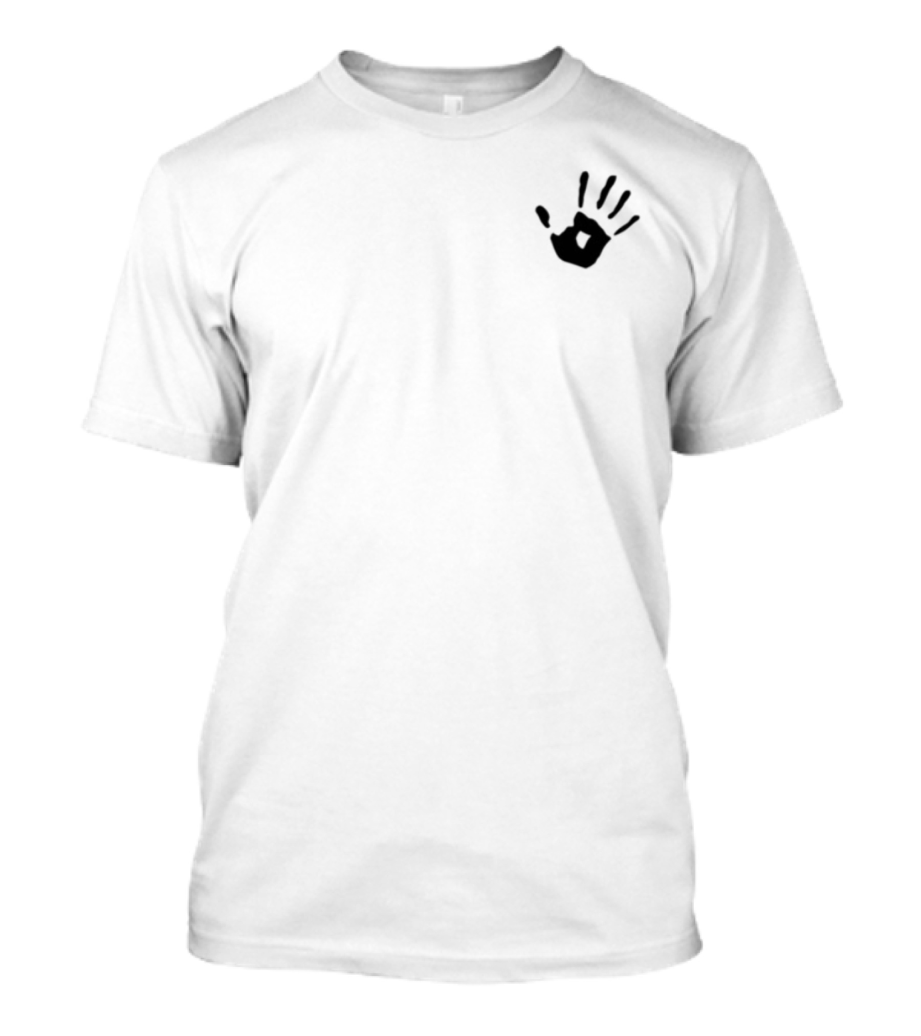 Davido Black Palm Imprint Unique Hand Symbol T-Shirt