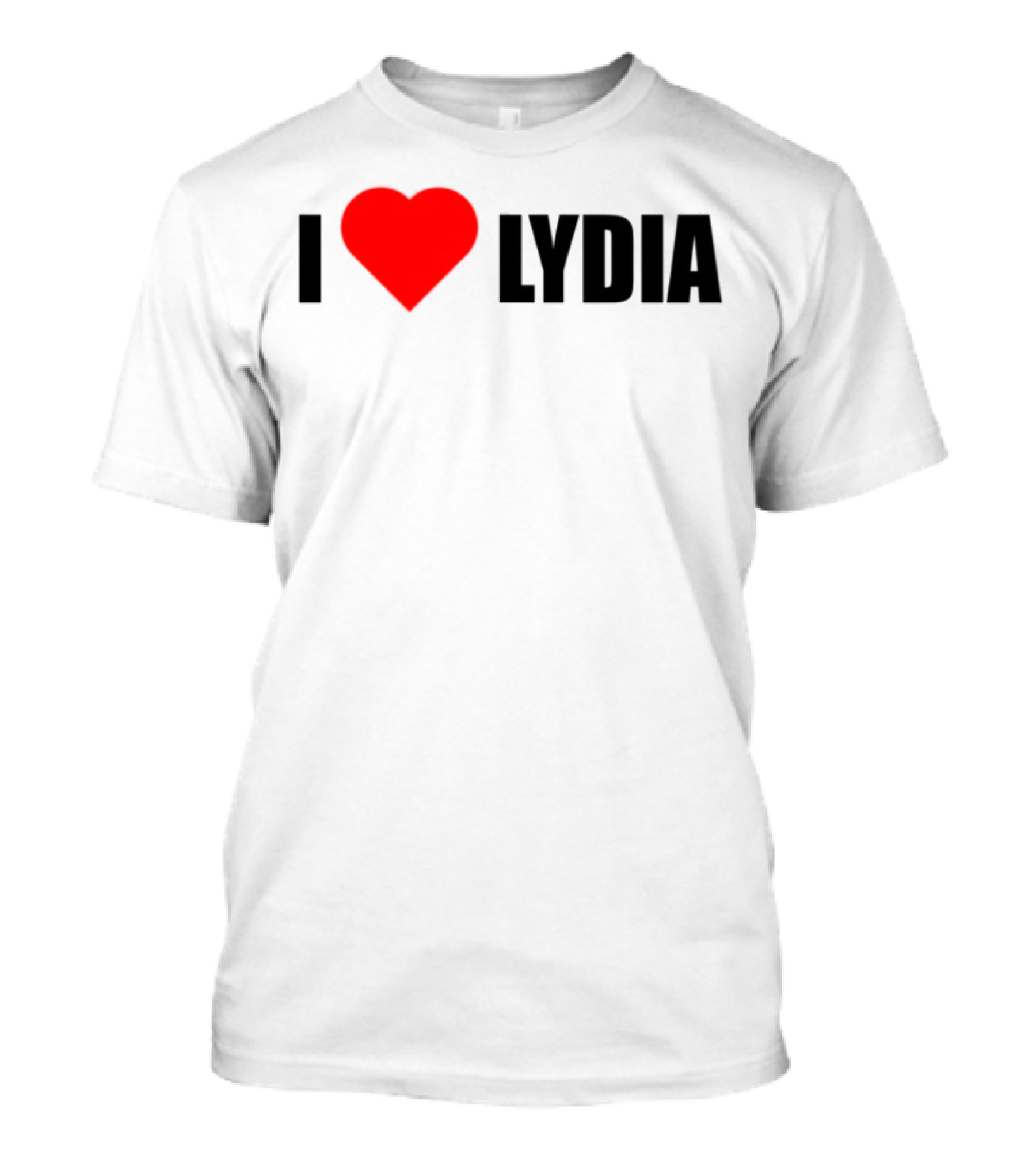 I Love Lydia Heart Symbol Expression T-Shirt
