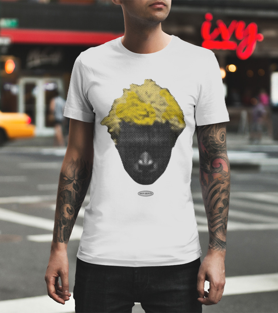 Mon Rovia Boy Yellow Hair Pop Art Style T-Shirt