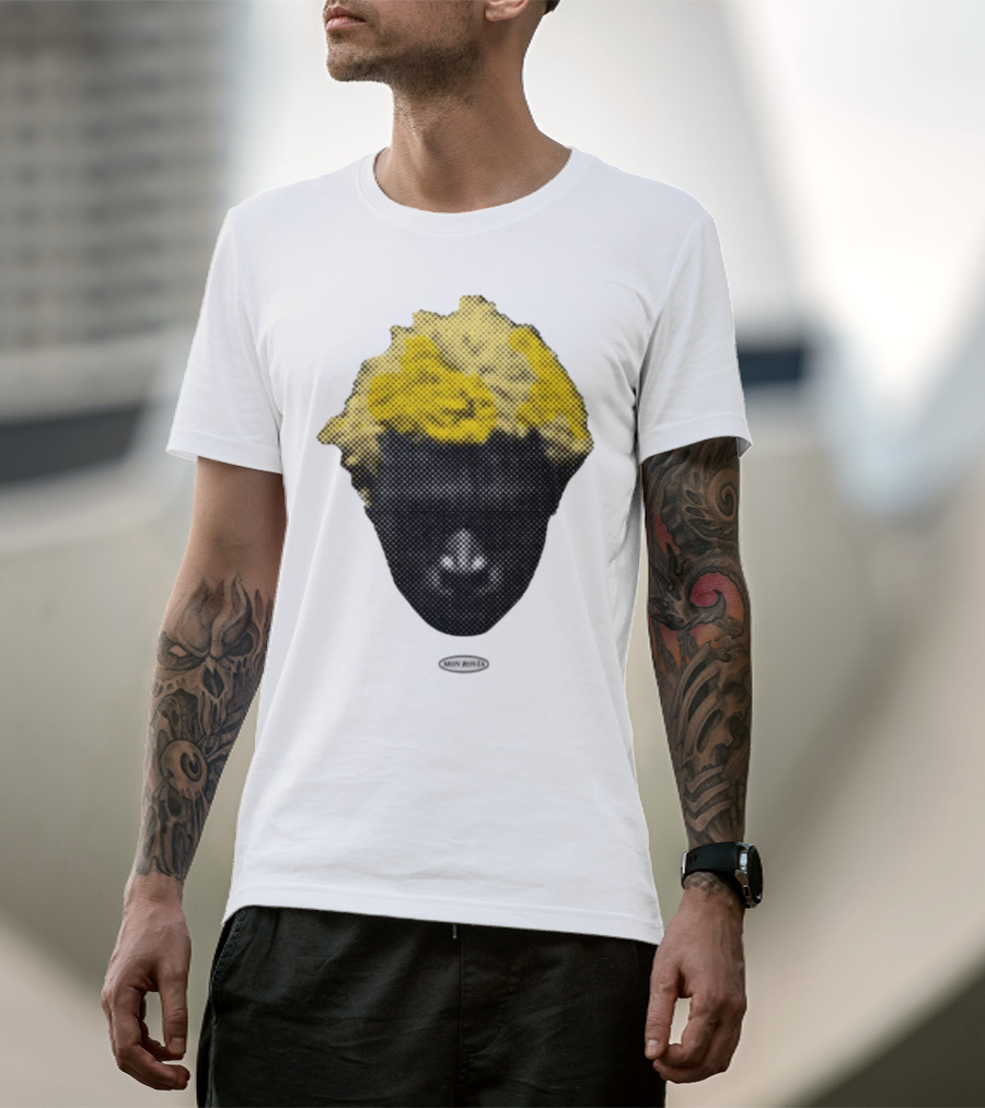 Mon Rovia Boy Yellow Hair Pop Art Style T-Shirt