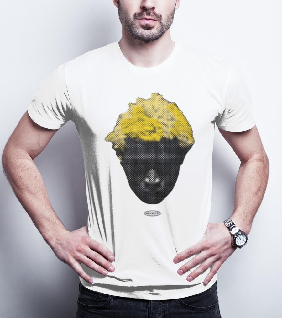 Mon Rovia Boy Yellow Hair Pop Art Style T-Shirt