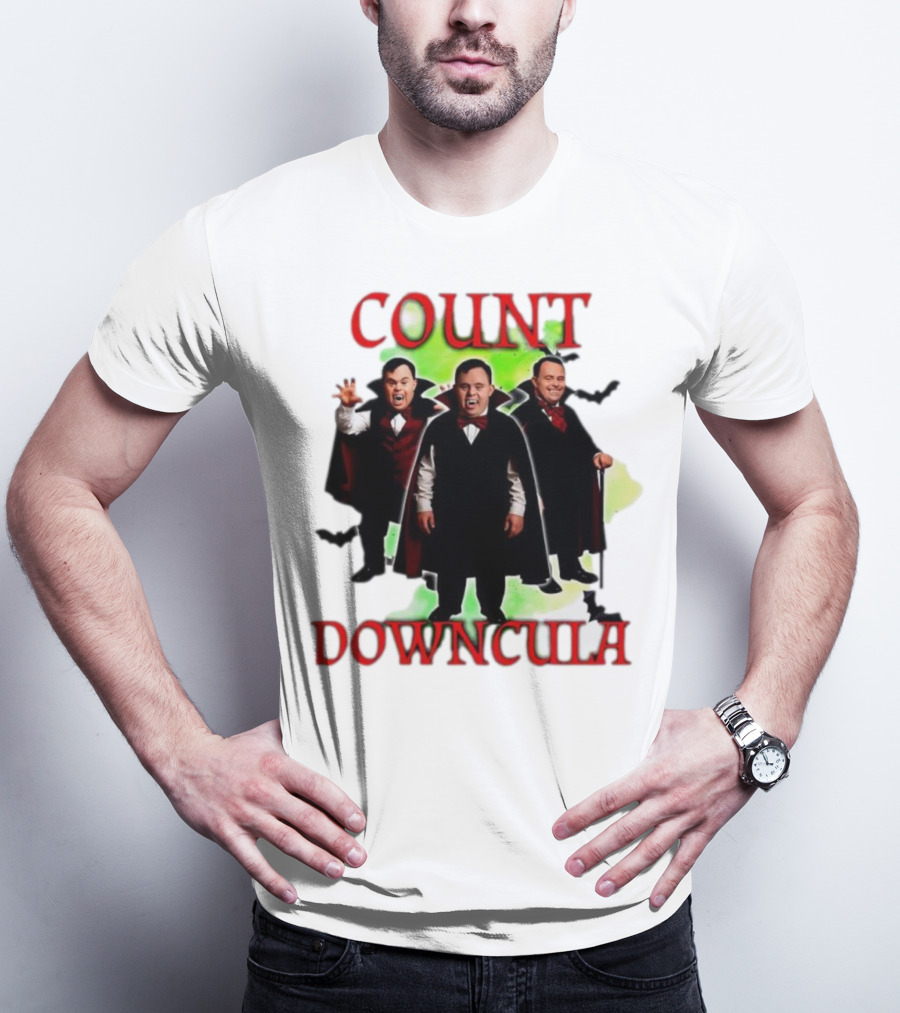 Count Downcula Halloween Vampire Costume Trio T-Shirt