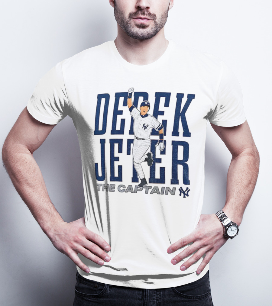 Derek Jeter The Captain New York Yankees MLB Baseball T-Shirt