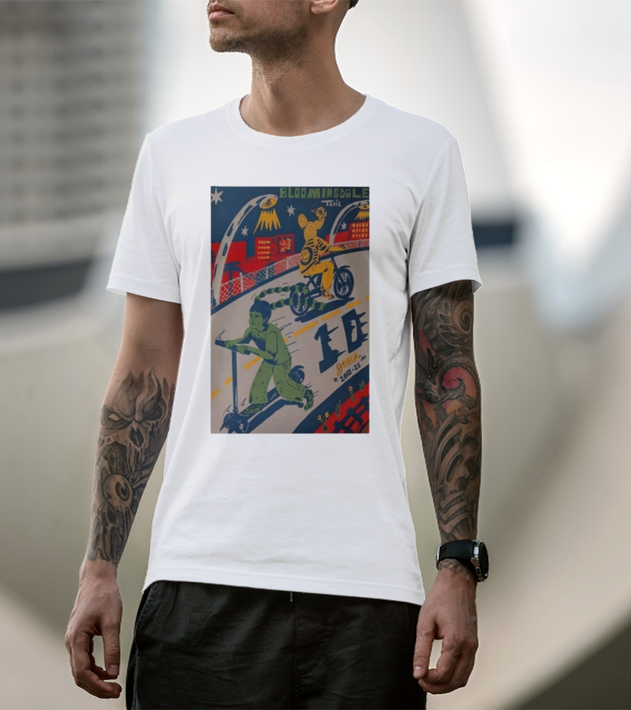 Bloomingdale Trail 10 Years 2015-25 Ramiro Huizar All Star Press Chicago T-Shirt