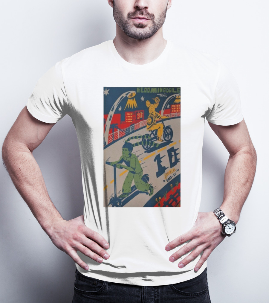 Bloomingdale Trail 10 Years 2015-25 Ramiro Huizar All Star Press Chicago T-Shirt