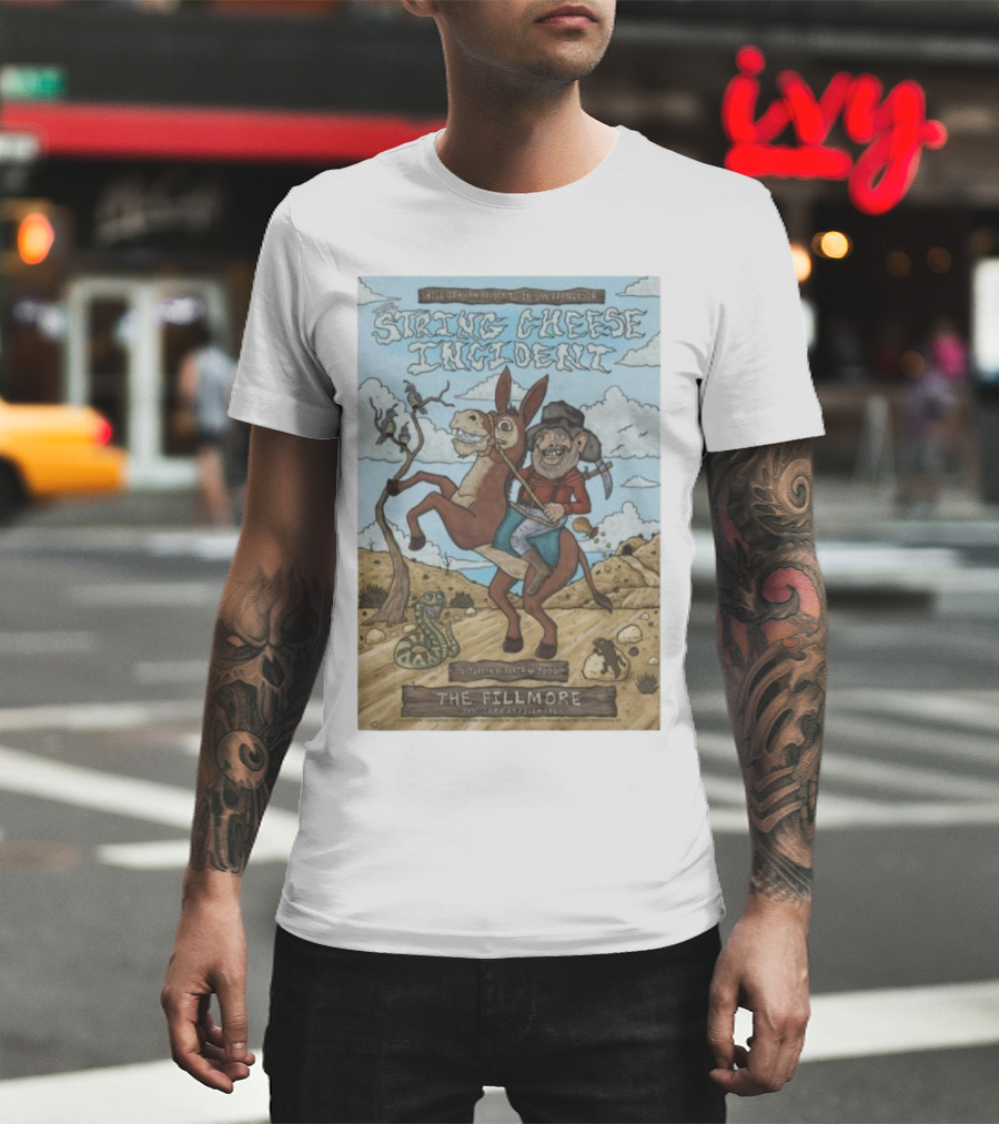 Bill Graham Presents String Cheese Incident The Fillmore San Francisco October 4 2025 Donkey T-Shirt