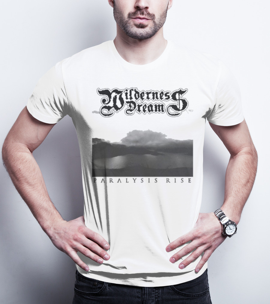 Wilderness Dream Paralysis Rise Scenic Monochrome Landscape T-Shirt
