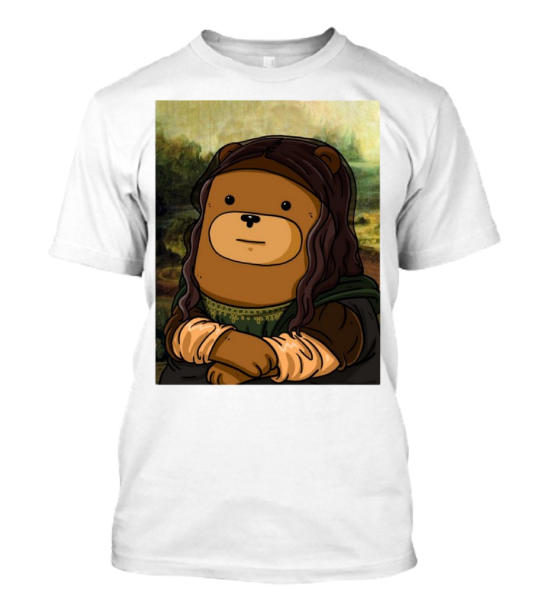 Figen.Eth Boi The Bear Mona Lisa Parody T-Shirt