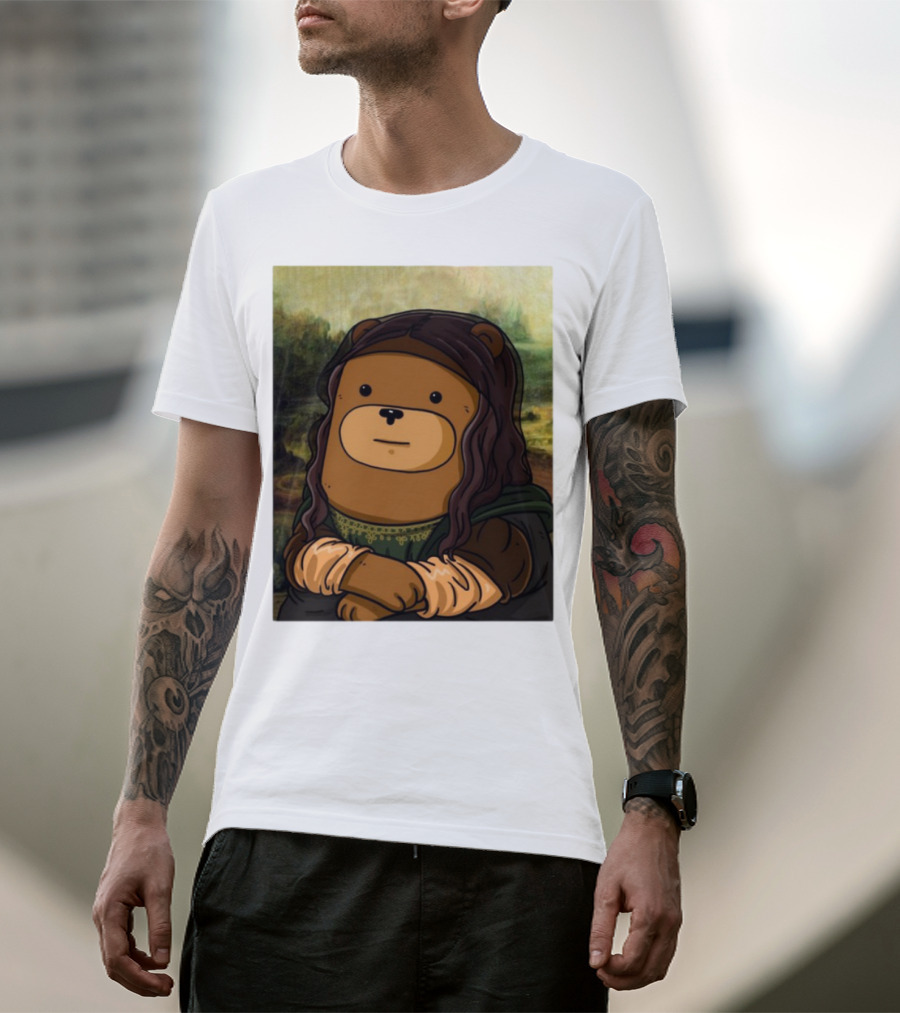Figen.Eth Boi The Bear Mona Lisa Parody T-Shirt